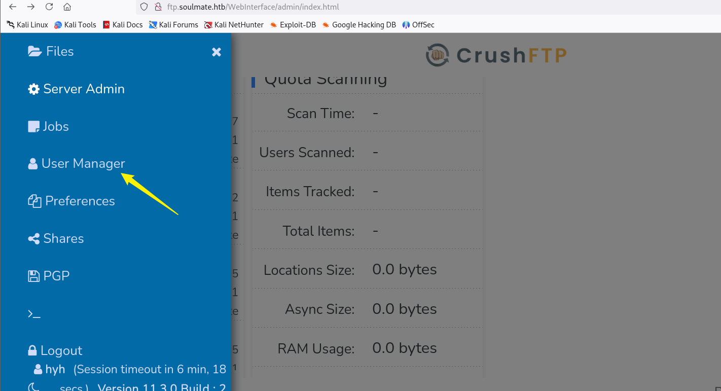 HTB-Soulmate · HYH's Blog